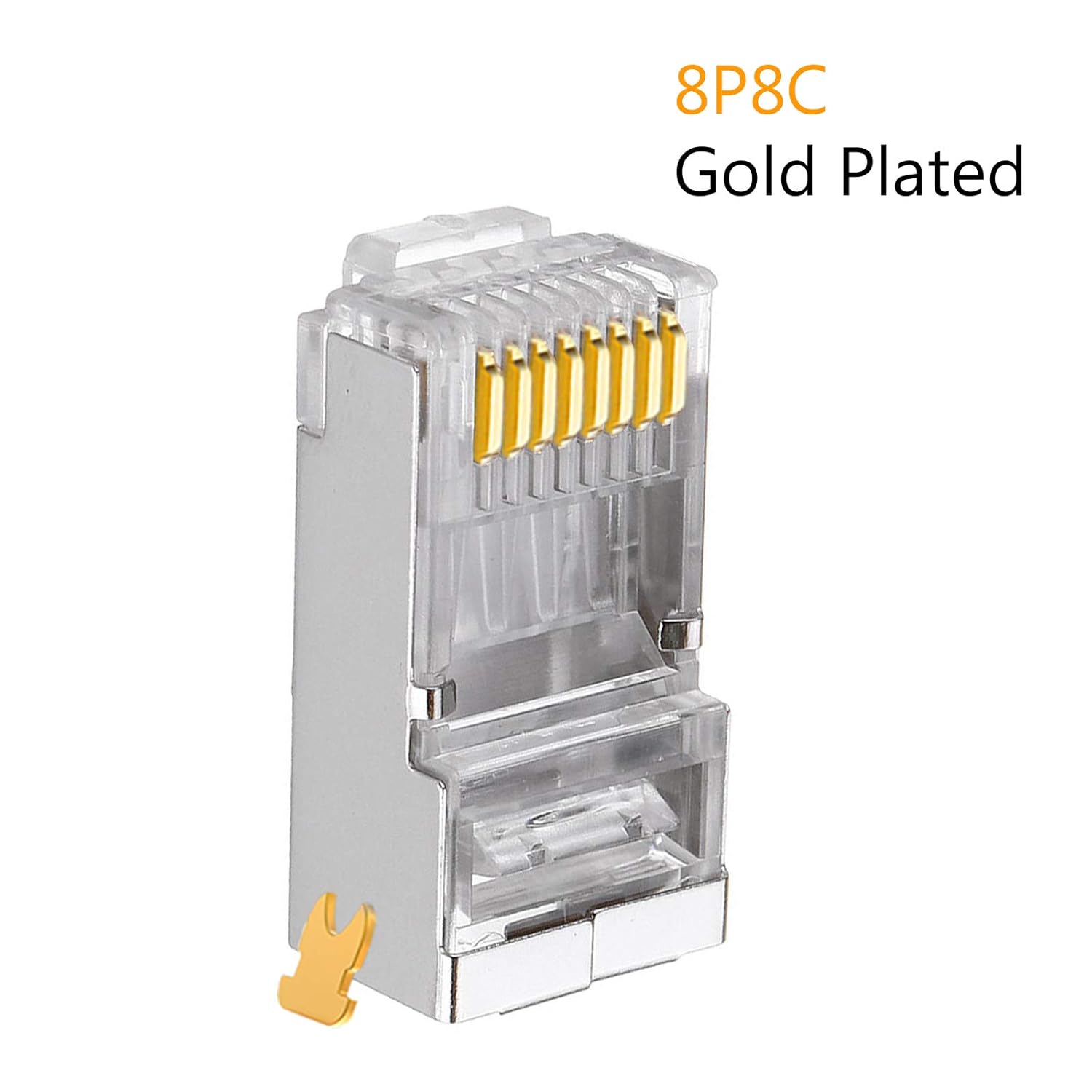 RJ45 Connector Cat6 Cat6a 23AWG 8P8C RJ45 Pass Through Shielded Ends ...