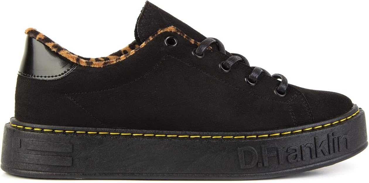 D.Franklin Women's Gumme lace-up Shoes in Synthetic Nubuck on Thick ...