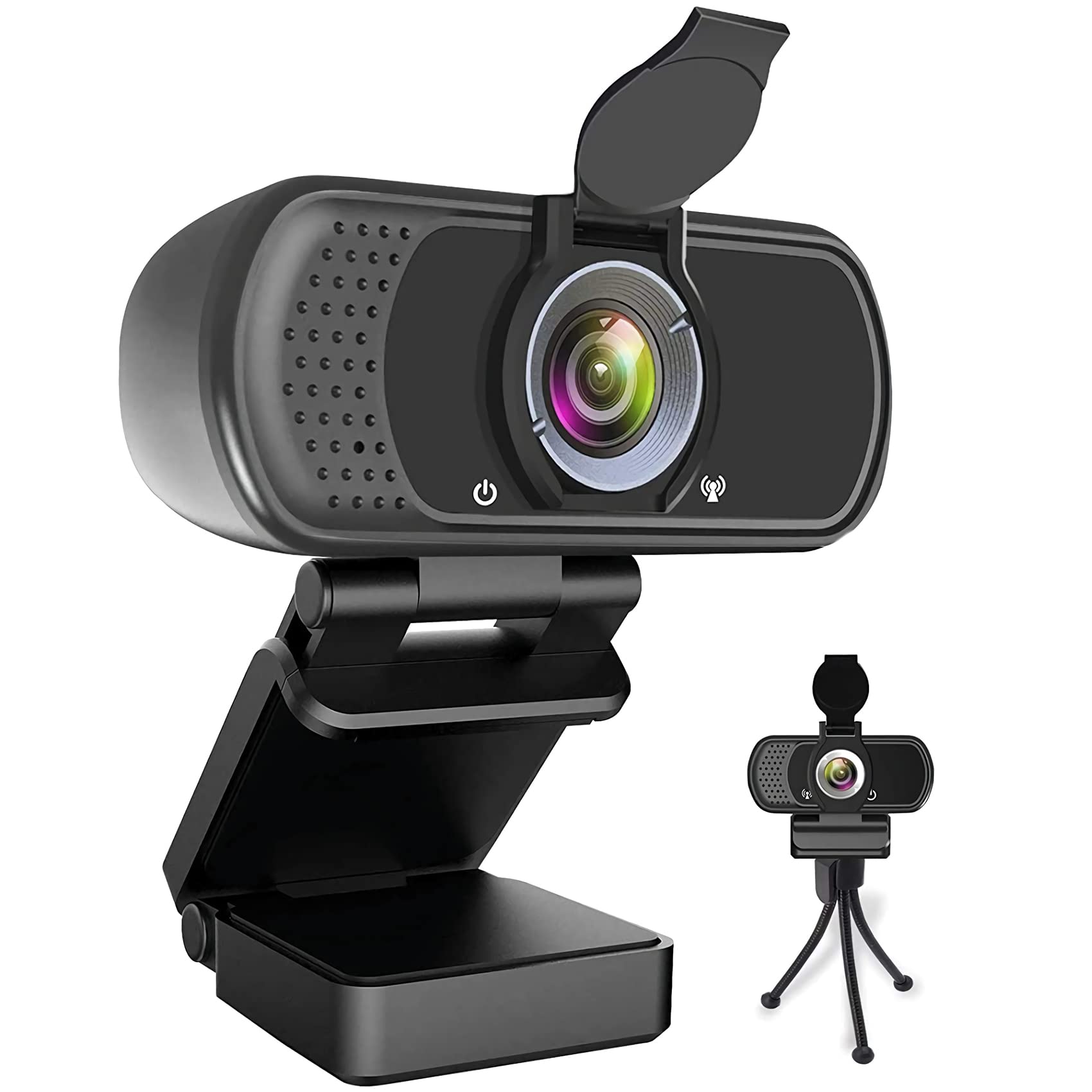 Mua Webcam HD 1080P,Webcam with Microphone, USB Desktop Laptop Camera ...