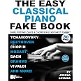 The Easy Classical Piano Fake Book: 50 Piano Classics in Lead Sheet ...