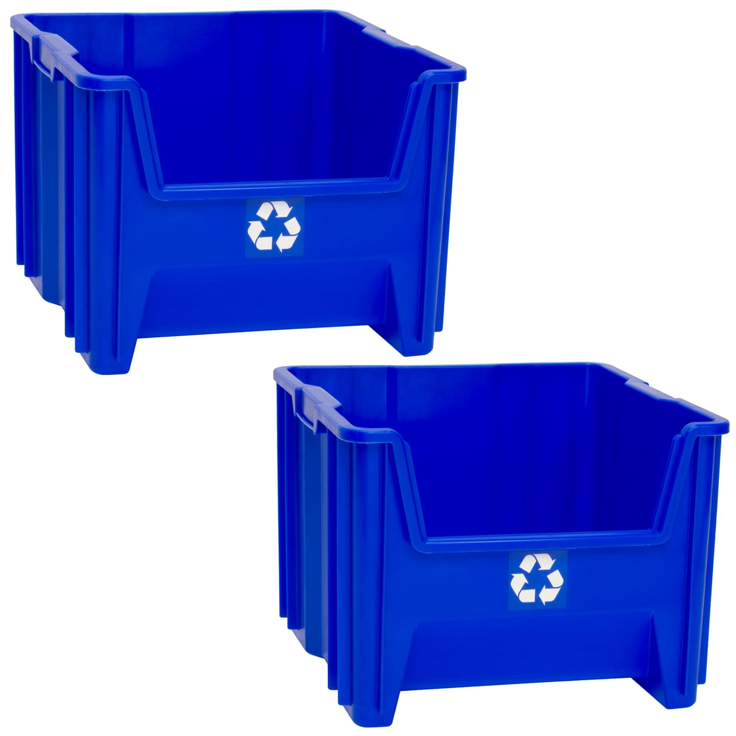 Mua Commercial Industrial Heavy Duty Stackable Open-Front Recycling Bin ...