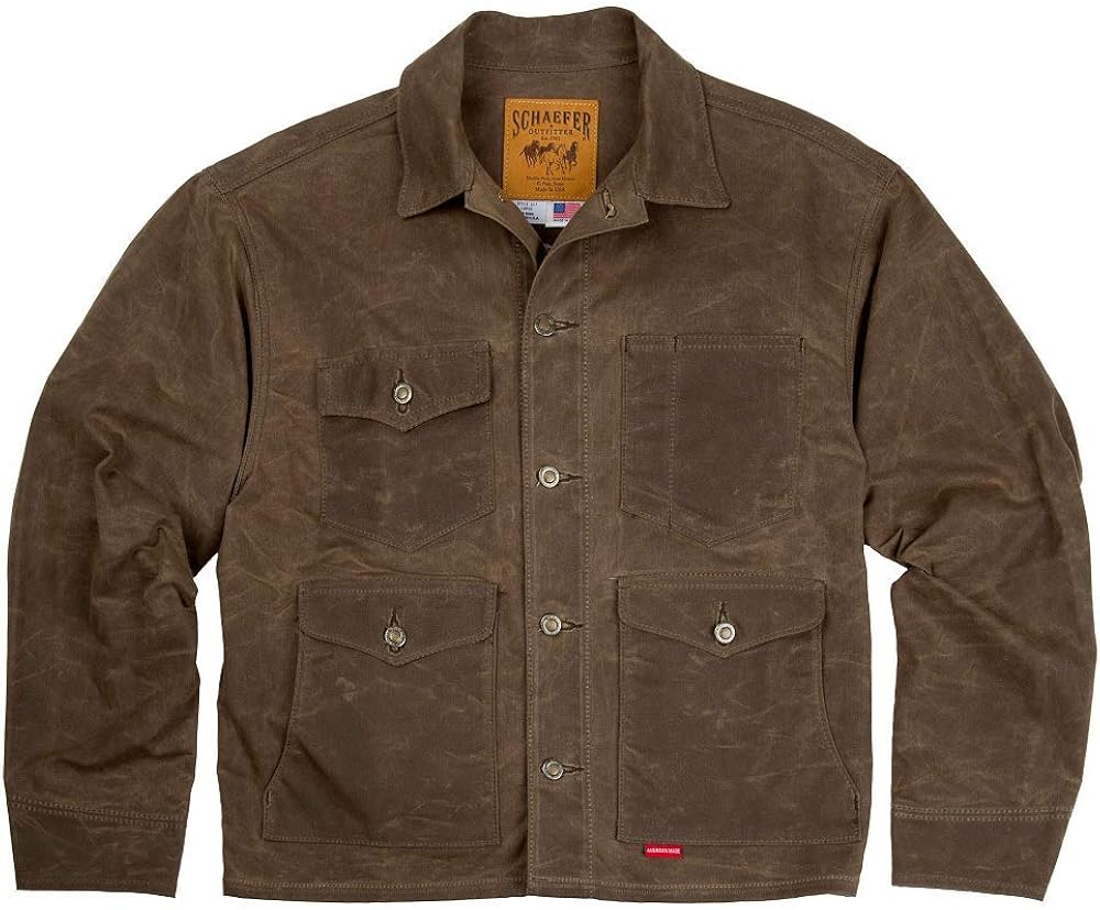 Amazon.com: Schaefer Outfitters 311 RangeWax Mesquite Jacket Cowboy ...
