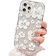 Amazon.com: Fycyko Compatible for iPhone 14 Pro Max Case Cute Hibiscus Flower Print Clear ...