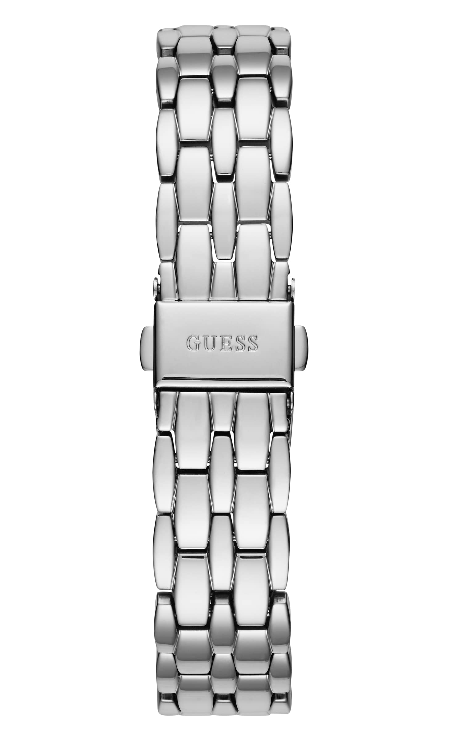 Mua GUESS Stainless Steel + Pink Crystal Bracelet Watch. Color: Silver ...