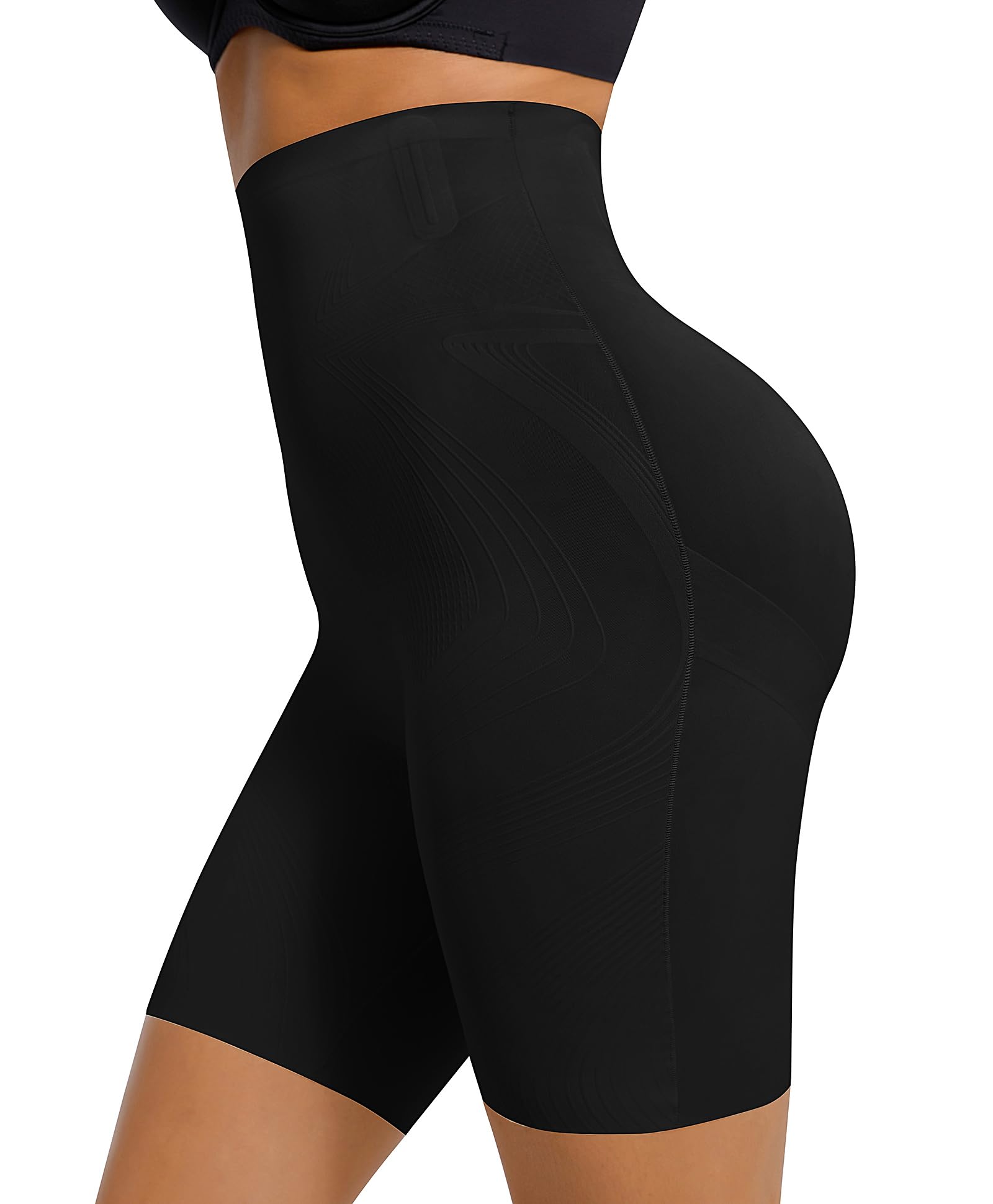 FeelinGirl High Waisted Body Shaper Shorts Shapewear Women Tummy ...