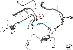 Amazon.com: Genuine BMW E70N E71 E82 E84 Ignition Module Wiring Harness ...