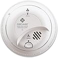First Alert BRK SC-9120B Hardwired Smoke and Carbon Monoxide Alarm with ...