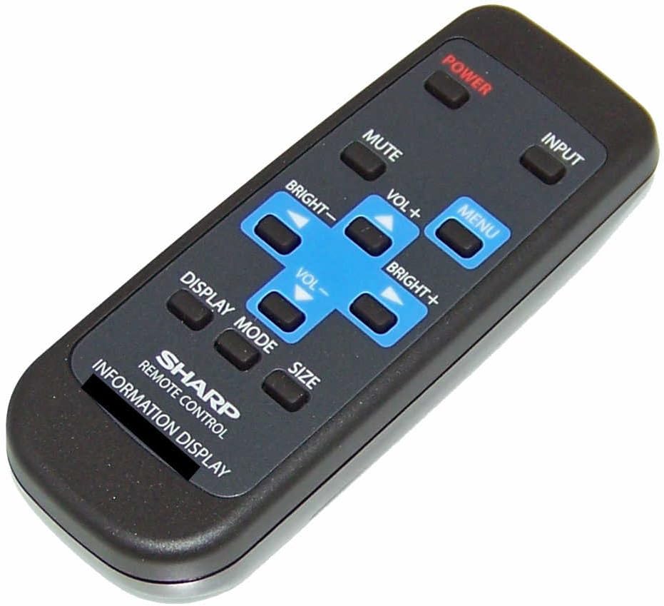 OEM Sharp Remote Control Originally Shipped with PNL702B, PN-L702B ...