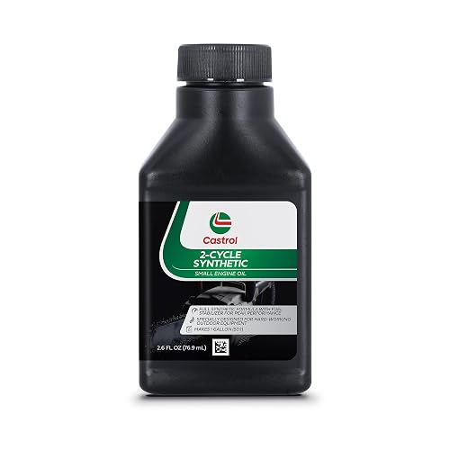 Castrol 2 Cycle Full Synthetic Oil - Small Engine Formula - 50:1 Mix ...