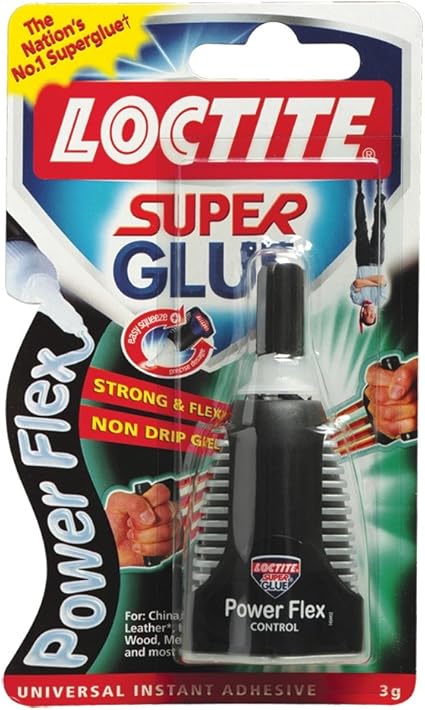 Loctite Power Flex Gel Control Superglue, 3 g - Pack of 8: Amazon.co.uk ...