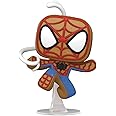 Amazon.com: Funko POP Marvel: Gingerbread Spider-Man, Multicolor, 4 ...