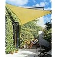 Amazon.com: BIG Oversized Tan Triangle Sun Shade Tarp Blocker Sail 16.5 ...