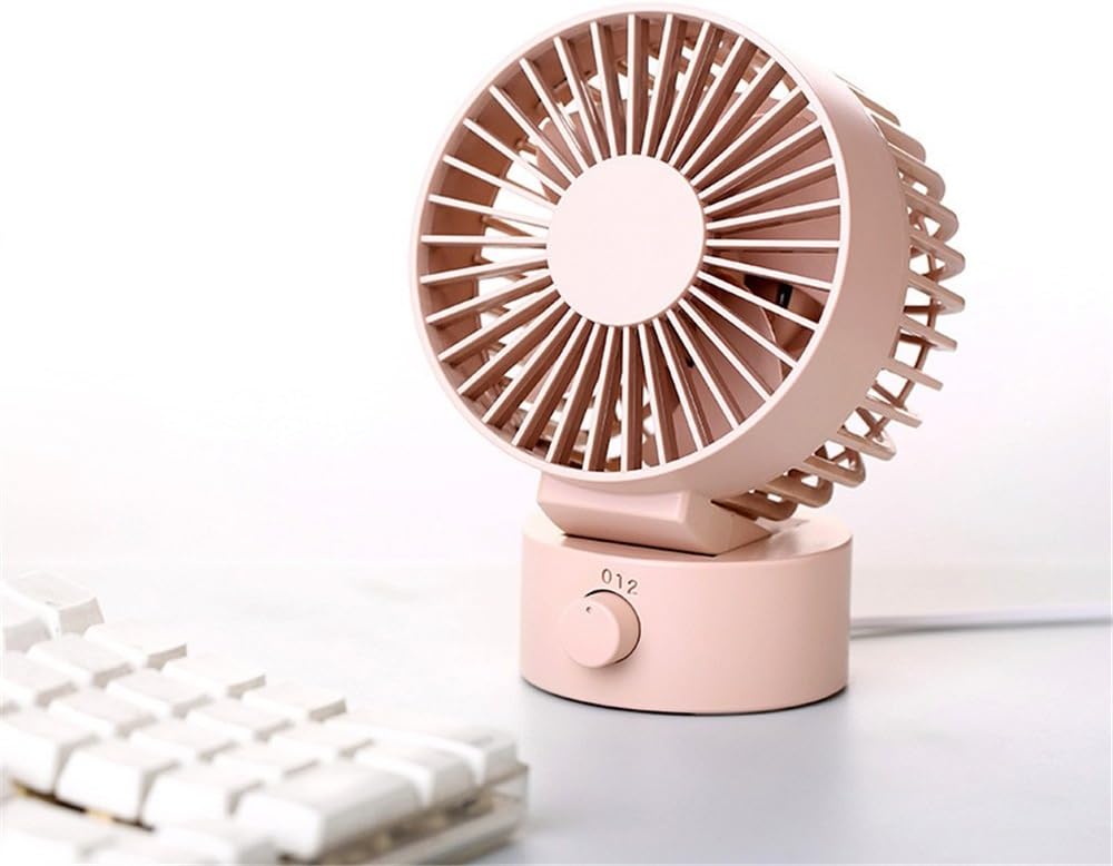 Jajx-comac USB Personal Desk Fan USB Small Desk Fan Easy to Clean ...