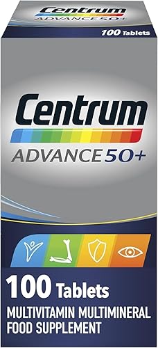 Centrum Advance 50 Plus Multivitamin & Mineral Tablets, 24 Essential ...