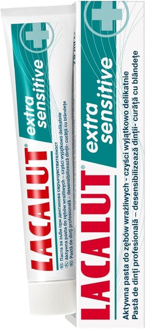 Lacalut Extra Sensitive Toothpaste 75ml: Amazon.it: Salute e cura della ...