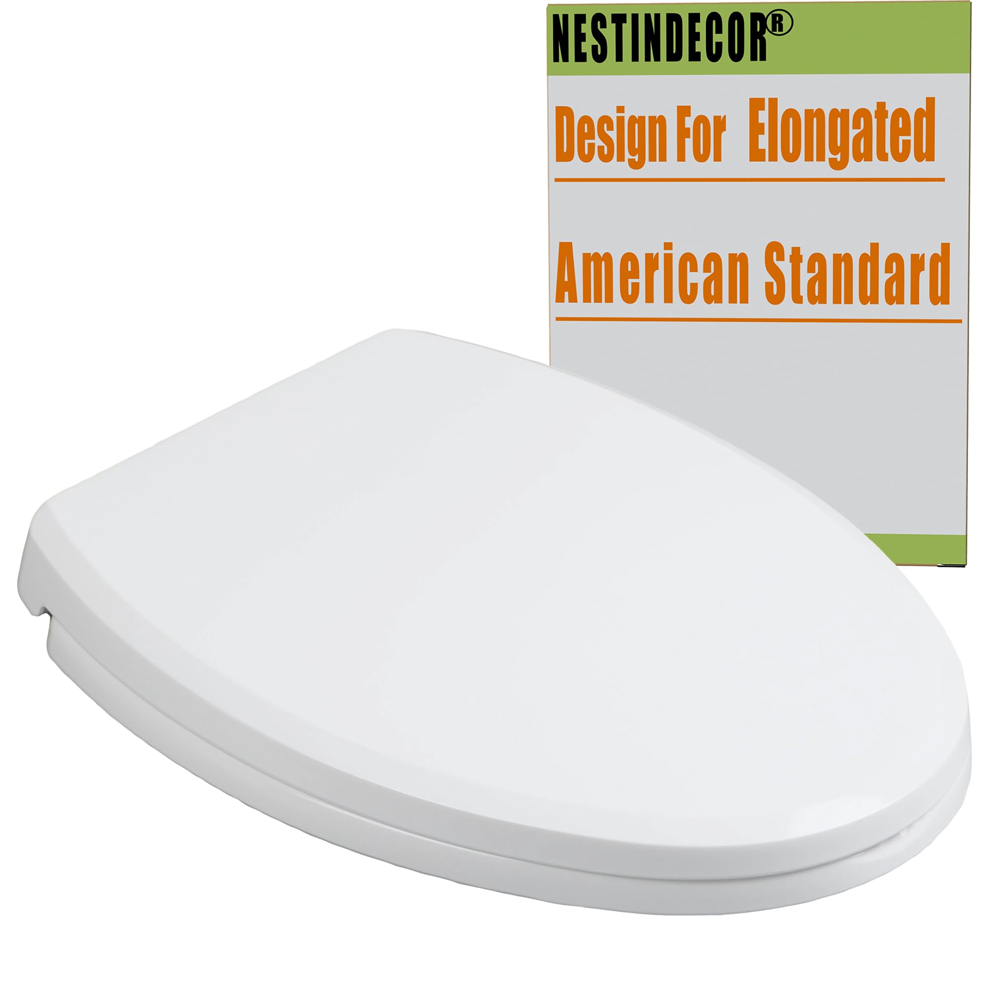 For AMERICAN STANDARD Toilet Seat,Elongated,Soft Close Toilet Seat ...
