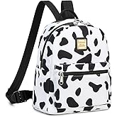 Amazon.com: TENDYCOCO Cow Backpack with Plush Cow Pendant Canvas Cow ...