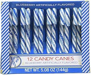 Amazon.com : Blueberry Candy Canes - 12 Count by Greenbrier : Grocery ...