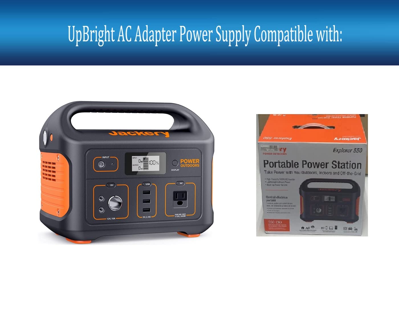 Mua UpBright AC Adapter Compatible with Jackery Explorer 550 Portable ...