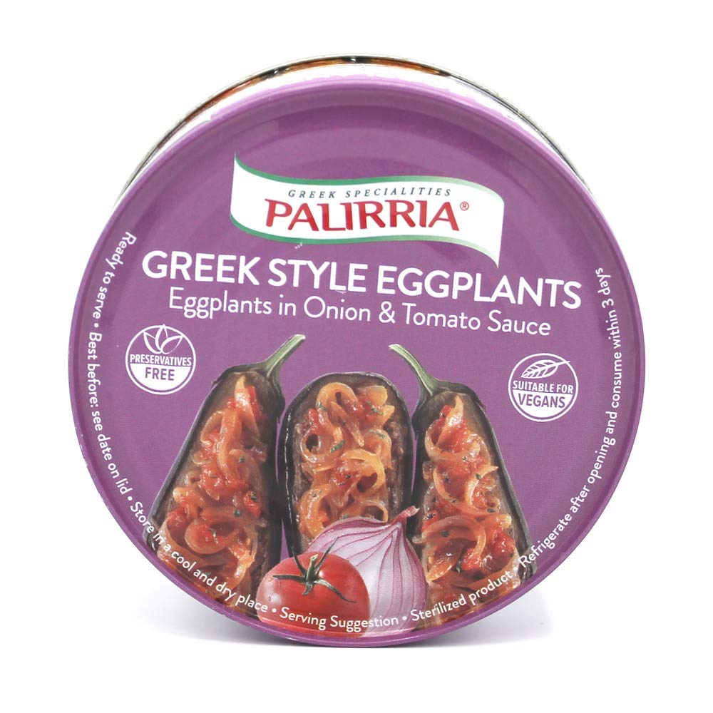 Palirria "Ready to Eat" Greek Style Eggplants in Onion and Tomato Sauce ...