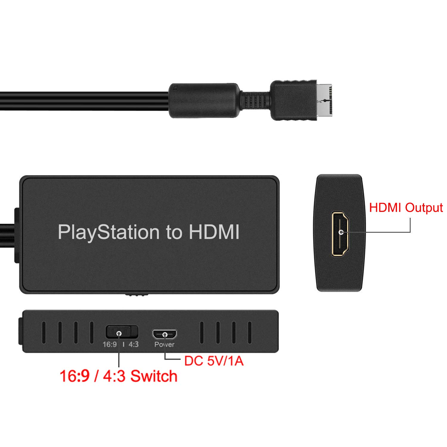Mua PS2 to HDMI Adapter PS2 HDMI Cable PS2 to HDMI Converter Support ...