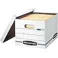Amazon.com: Bankers Box STOR/FILE Storage Boxes, Standard Set-Up, Lift ...