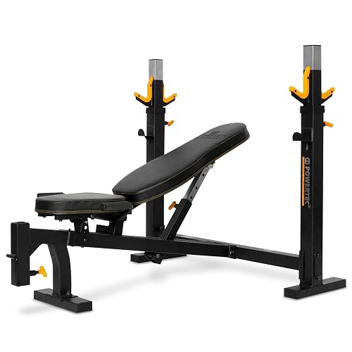 PowerTec Workbench Olympic Weight Bench Press for Home Gym WB-OB16 ...