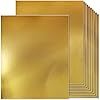 Gold Metallic Cardstock Paper 8.5 x 11 inches 100 Sheets 100lb Cover ...