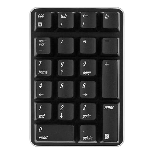 Qisan Mechanical Numeric Keypad Wireless Bluetooth Keypad Brown Switch ...