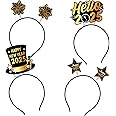 Amazon.com: R1chyK1ng 8PCS Happy New Year Headband 2025 –New Year's Eve ...