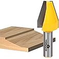 Yonico 12144 Vertical Raised Panel Router Bit, Bevel, Cutting Height 1 ...