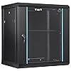 VEVOR 12U Wall Mount Network Server Cabinet, 15.5'' Deep, Server Rack ...