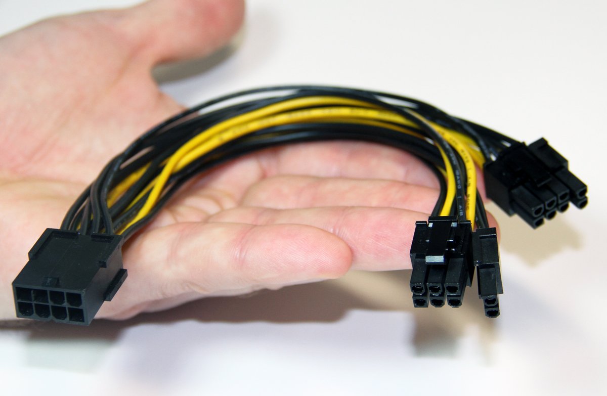 8 Pin PCI-E PCI Express Graphics Video Card GPU VGA 8 Pin Female to ...