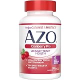 Amazon.com: AZO Cranberry Urinary Tract Health Supplement, 1 Serving ...