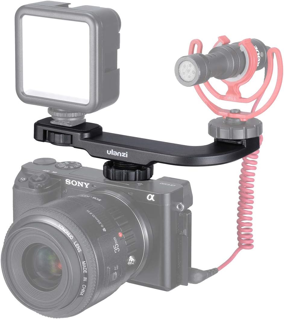Amazon.com : Cold Shoe Bracket for Microphone/Video Light, for Sony ...