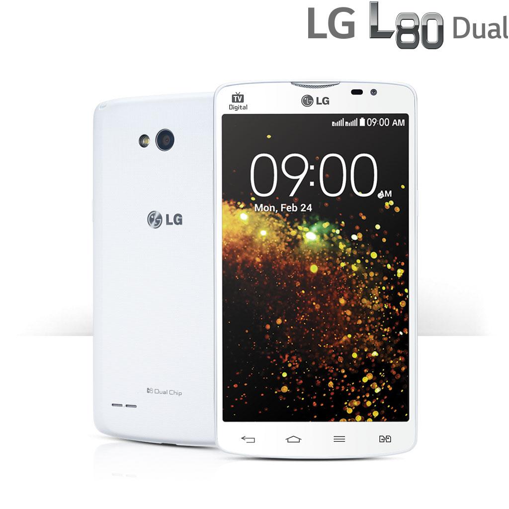 LG L80 Smartphone (12,7 cm Touchscreen-Display, 1,2-GHz-Dual-Core ...