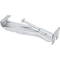 30 Pcs Hidden Gutter Hangers 5 Inch - Aluminum Gutter Brackets with Pre ...