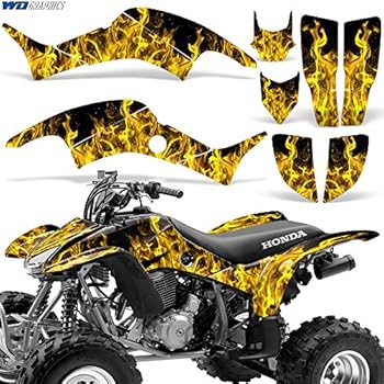 Amazon.com: AMR Racing Honda TRX 400EX 1999-2007 ATV Quad Graphic Kit ...