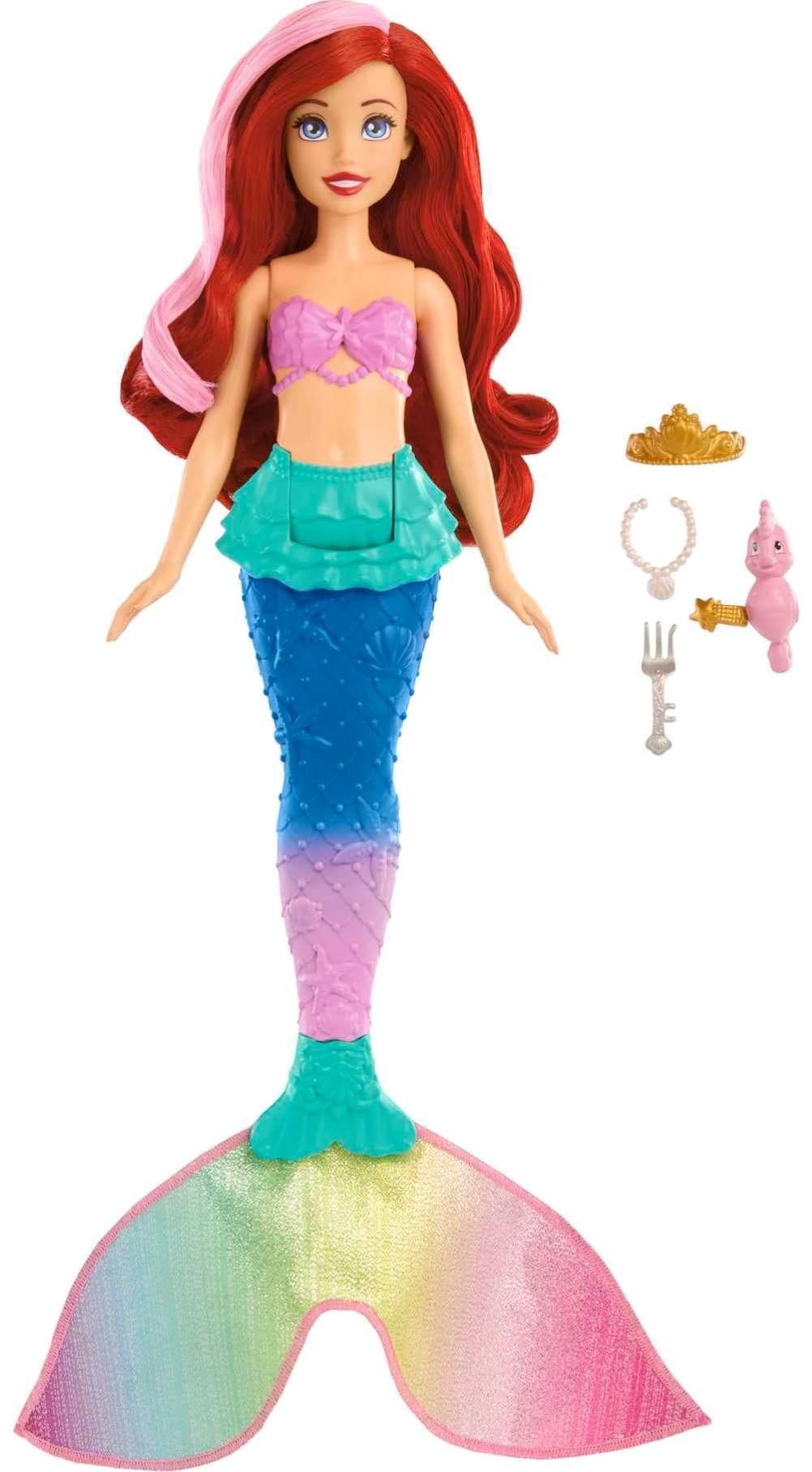 Mua Mattel Disney Princess Toys, Ariel Swimming Mermaid Fashion Doll ...