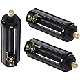 Amazon.com: CLEZGO 3Pcs AAA Battery Holder Adapter Black Cylindrical ...
