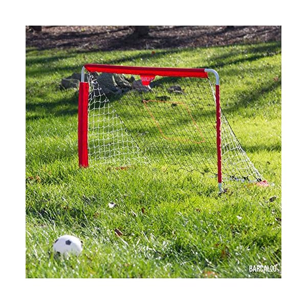 Soccer Goal and Pitchback - 3 in 1 Sports Net with Soccer Ball ...