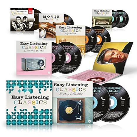 Easy Listening Classics 8 CD Set by Zestify - As Seen On TV - 8 CDs ...