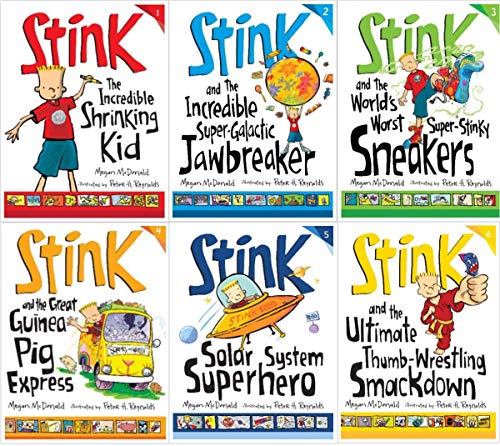 Stink 6 Book Set: Incredible Shrinking Kid / Super-galactic Jawbreaker ...