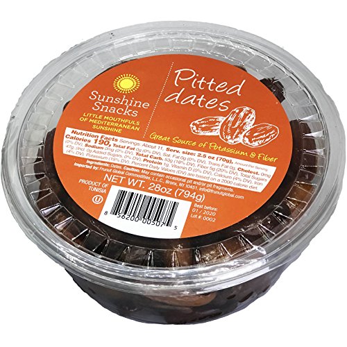 Sunshine Snacks Pitted Date (Premium Quality) (28 OZ)