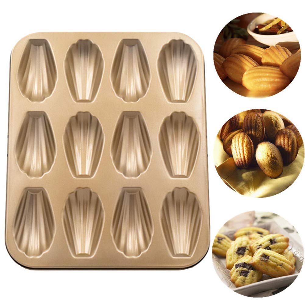 Heavy Duty Carbon Steel Madeline Baking Pans Makes Classic French Shell ...