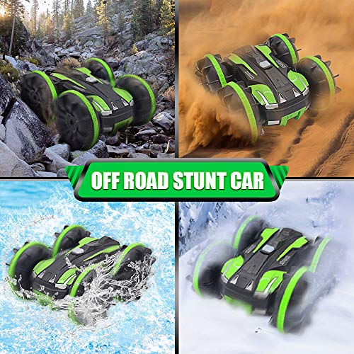 Seckton Car Toys for 6-10 Year Old Boys Amphibious Remote Car for Kids 2.4 GHz Remote Control ...