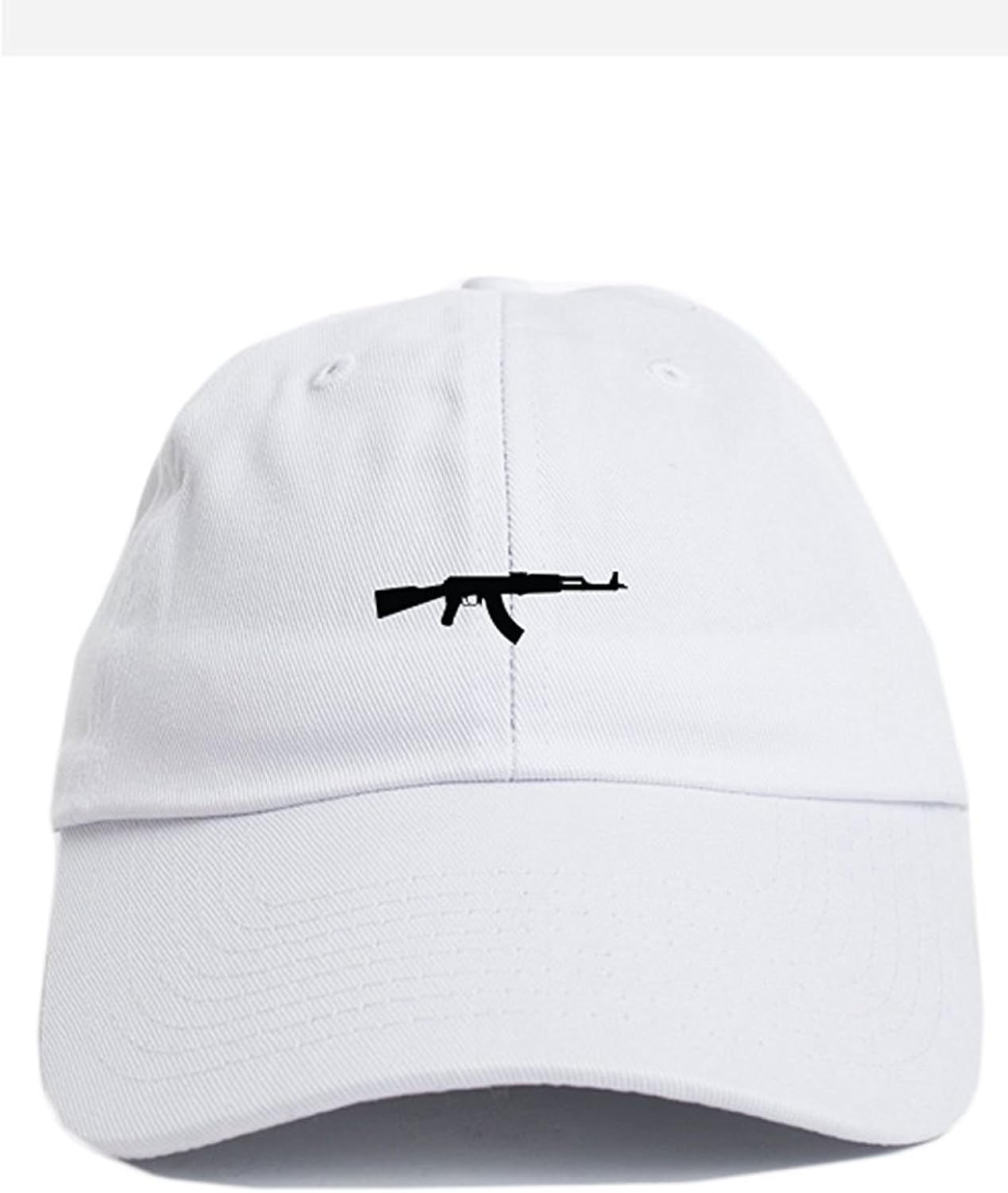 Ak-47 Choppa Unstructured Baseball Dad Hat Cap - White at Amazon Men’s ...