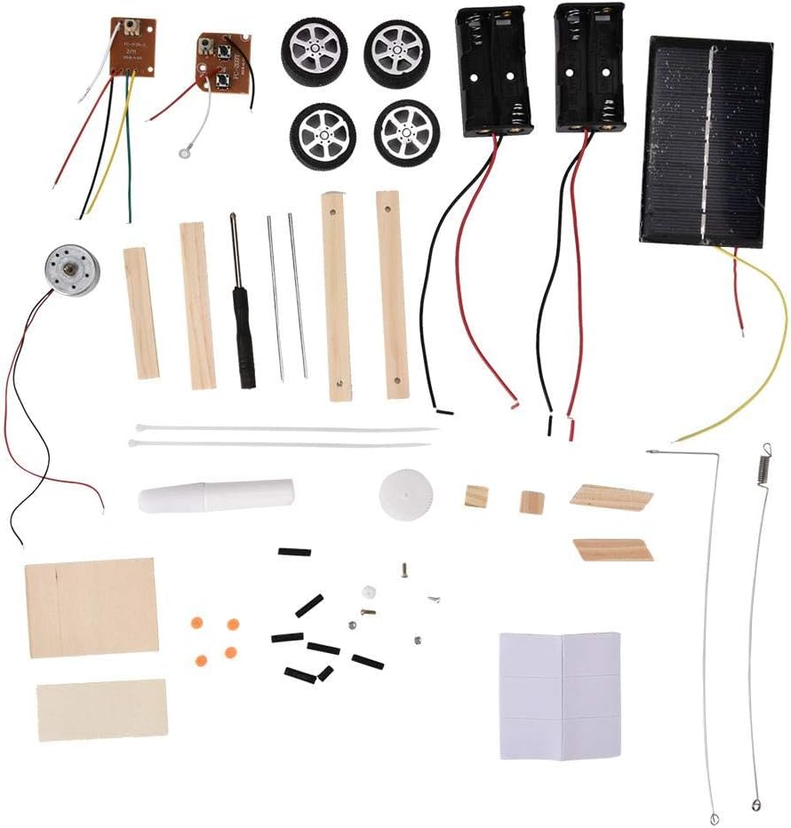 VGEBY DIY Solar Remote Control Car, Educational Wireless Remote Control ...