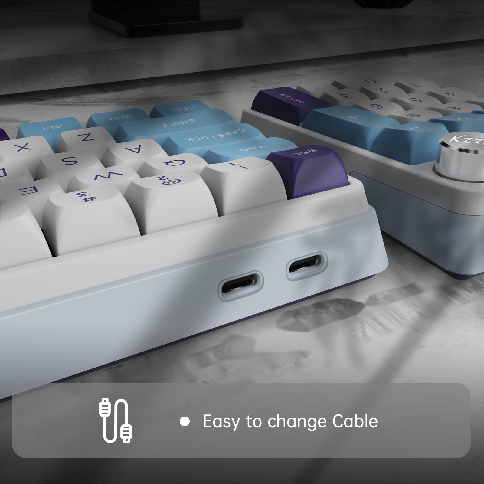 Mua KZZI K68 Pro Gaming Keyboard, Layout Compact Wireless Mechanical ...