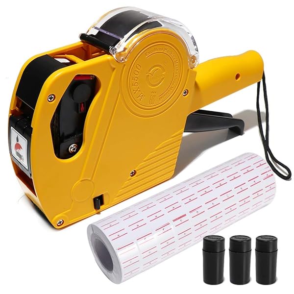 MX-5500 8 Digits Pricemaker Price tag Gun, Label Maker Pricing Gun Kit ...
